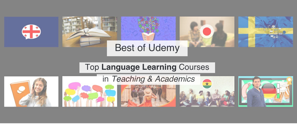 Top 10 Udemy Language Learning courses by Reddit Upvotes | Reddsera