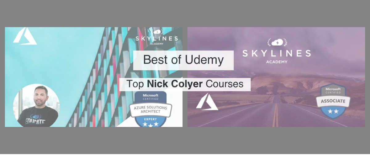 Top 2 Udemy Nick Colyer courses by Reddit Upvotes | Reddsera