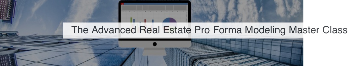 Reddit comments on "The Advanced Real Estate Pro Forma Modeling Master ...