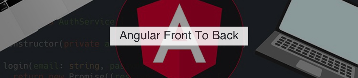 Reddit comments on "Angular Front To Back" Udemy course | Reddemy