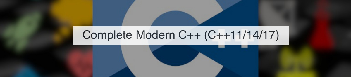 Reddit comments on "Complete Modern C++ (C++11/14/17)" Udemy course ...
