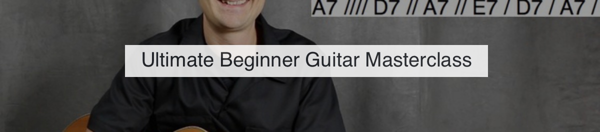 Reddit comments on "Ultimate Beginner Guitar Masterclass" Udemy course ...