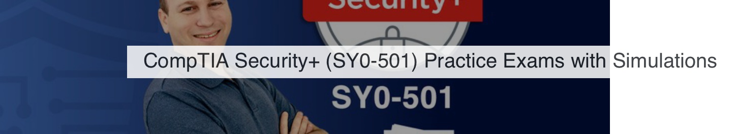 Reddit comments on "CompTIA Security+ (SY0-501) Practice Exams with ...