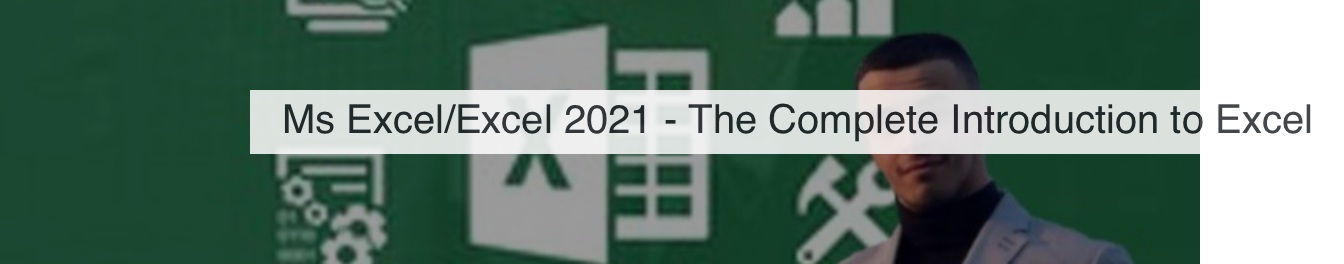 Reddit comments on "Ms Excel/Excel 2021 - The Complete Introduction to Excel" Udemy course | Reddemy
